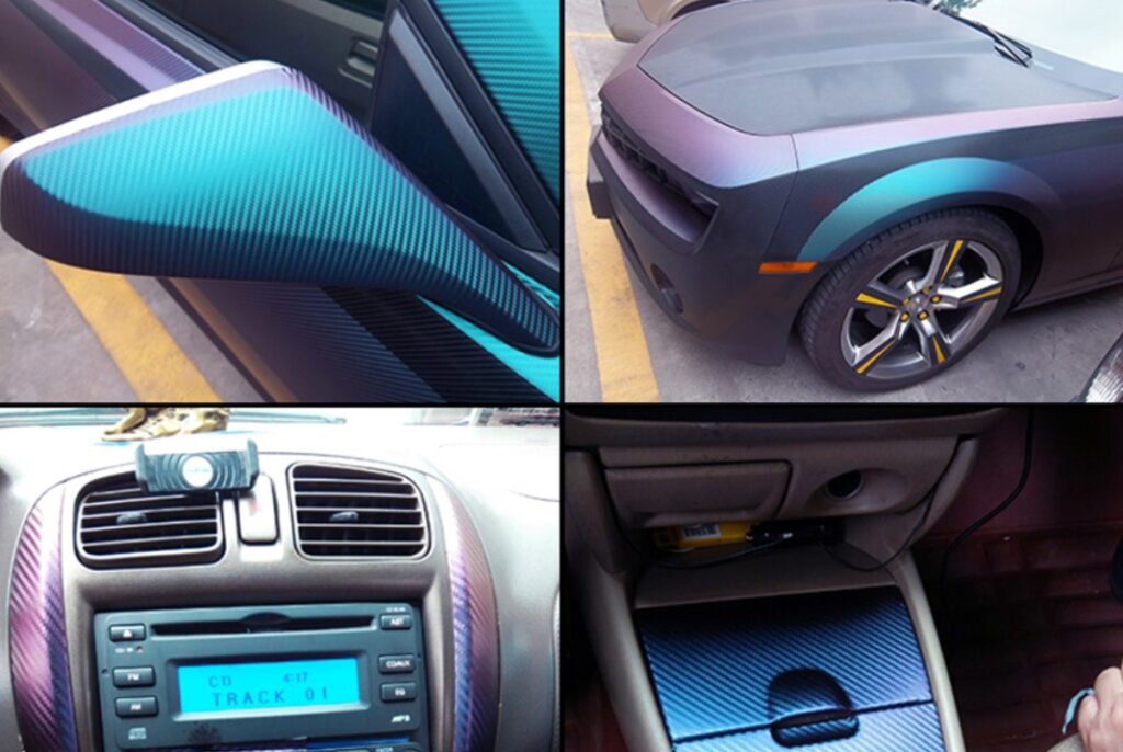 3D carbon kleebis - kameeleon | Lumo.ee